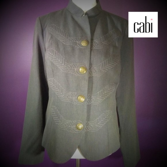 CAbi | Jackets & Coats | Beautiful Vintage Cabi Fall 20 Corps Jacket ...